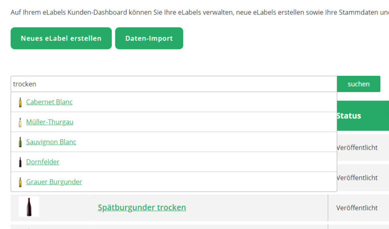 E-Labels für Wein – erfüllen Sie jetzt die neue EU-Verordnung online